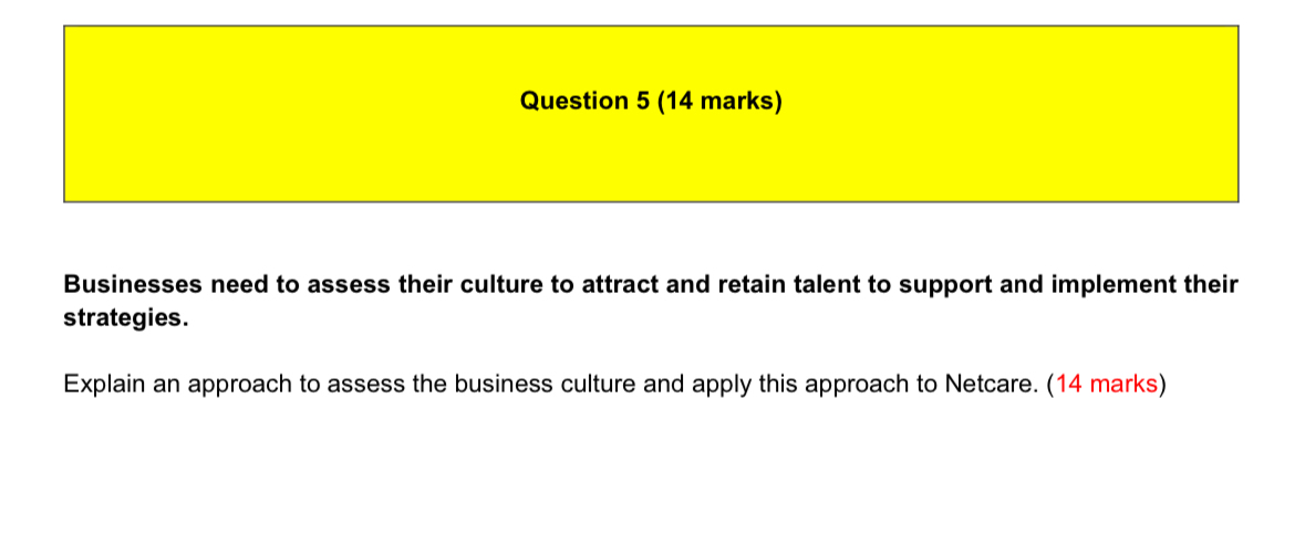 Solved Question 5 (14 marks)Businesses need to assess their | Chegg.com Solved Question 5 (14 marks)Businesses need to assess their | Chegg.com