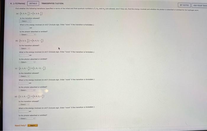 Solved Find whether the following transitions (specified in | Chegg.com