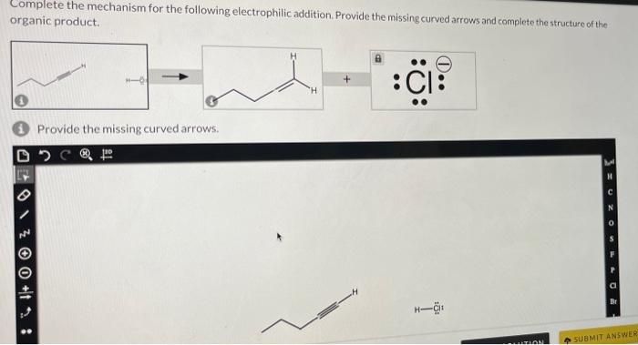 Solved Complete the mechanism for the following | Chegg.com