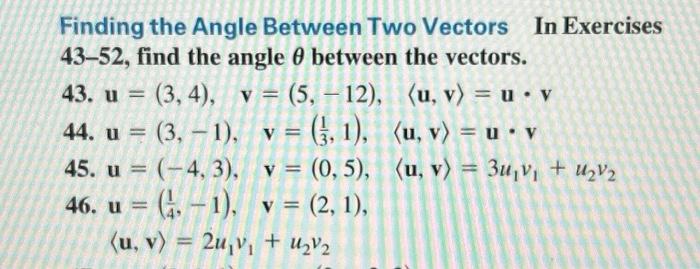Solved Orthogonal and Orthonormal Sets In Exercises 1−12, | Chegg.com