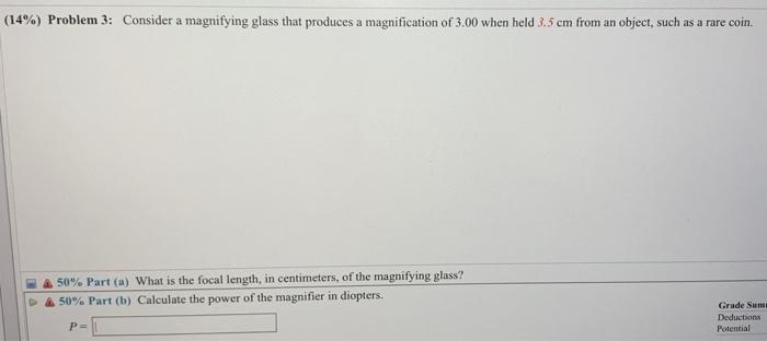 Solved (14\%) Problem 1: A student is getting her picture | Chegg.com