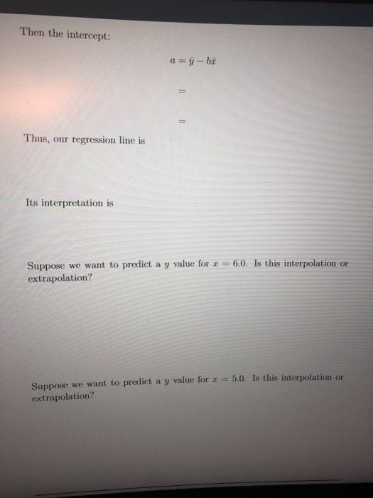 Solved Chapter 9 Correlation and Regression Example 1: | Chegg.com