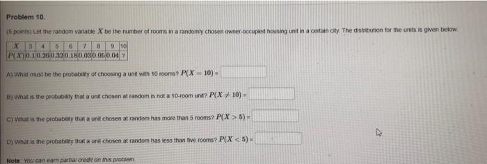 Solved Problem 10 15 points) Let the random vanable X be the | Chegg.com