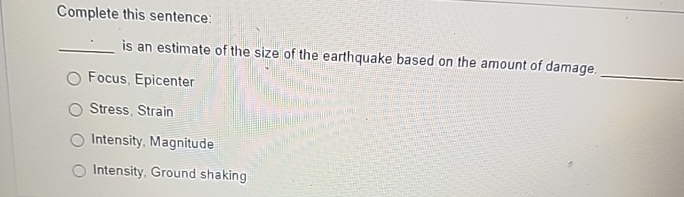 Solved Complete this sentence:q, ﻿is an estimate of the size | Chegg.com