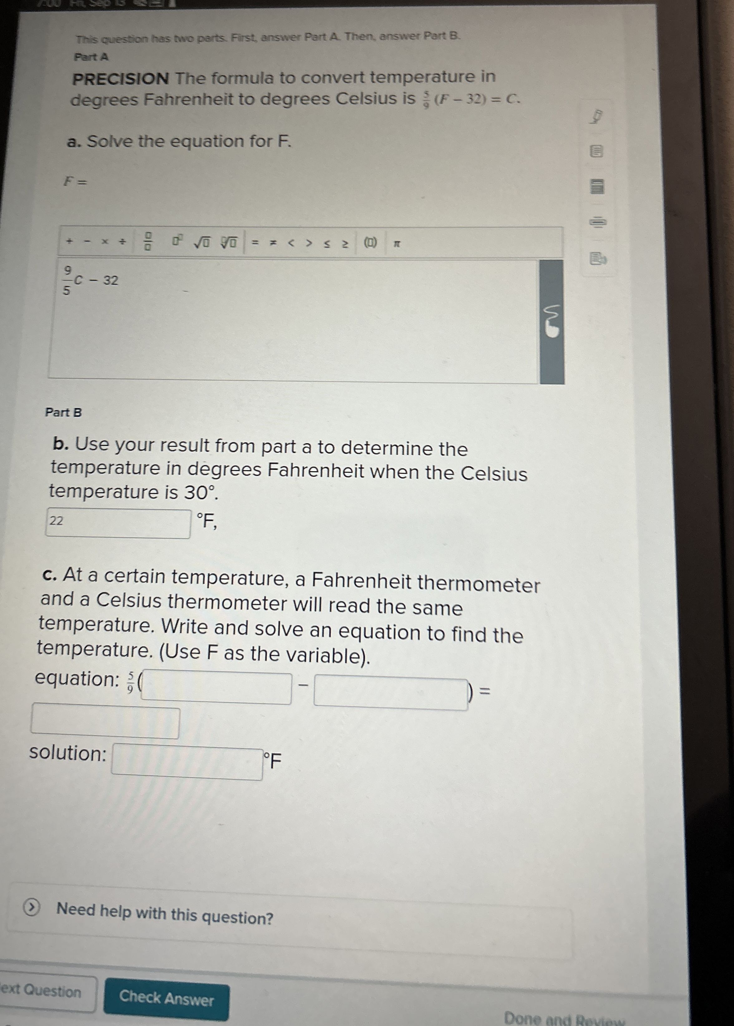 Solved This question has two parts. First, answer Part A. | Chegg.com