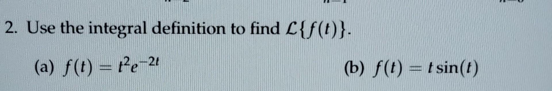 only part b. using the integral method formula as | Chegg.com only part b. using the integral method formula as | Chegg.com
