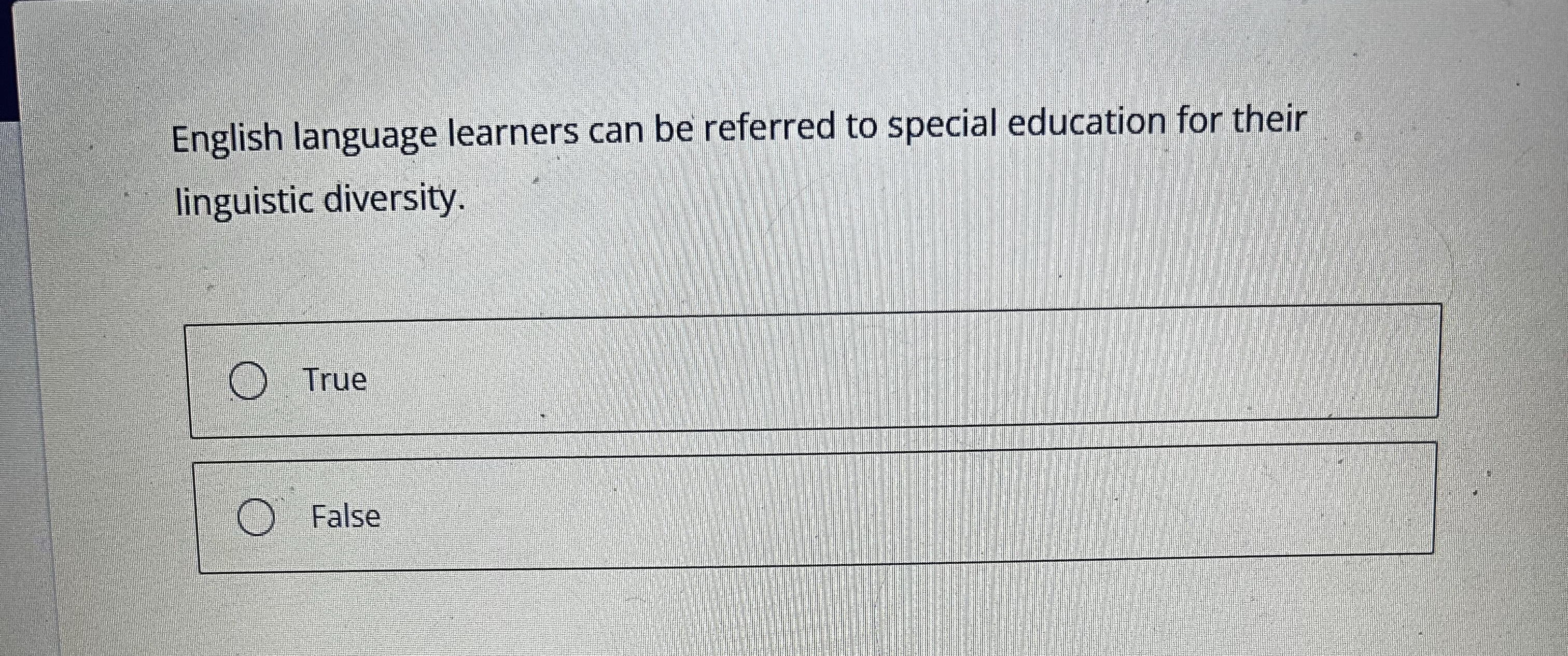 Solved English language learners can be referred to special | Chegg.com