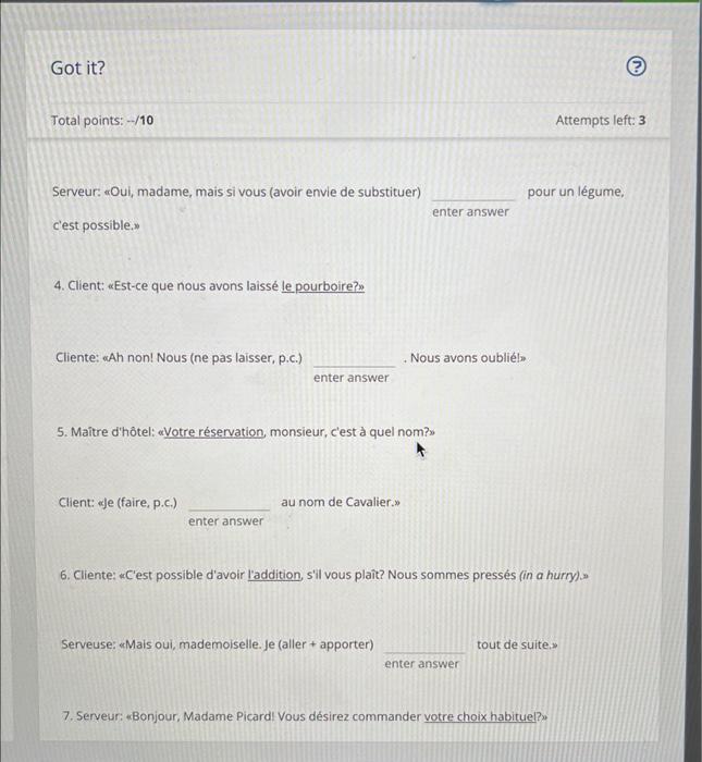 Write the correct direct object pronoun that replaces | Chegg.com