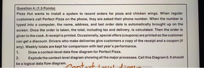 Solved Question 3: (1.5 Points) Draw both the data flow | Chegg.com