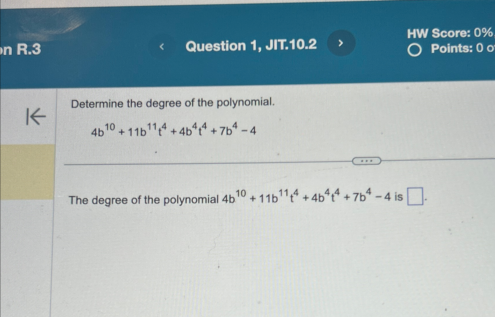 Solved Question 1, ﻿JIT.10.2HW Score: 0%Points: 00Determine | Chegg.com