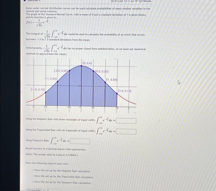 Solved Areas under normal distribution curves can be used | Chegg.com