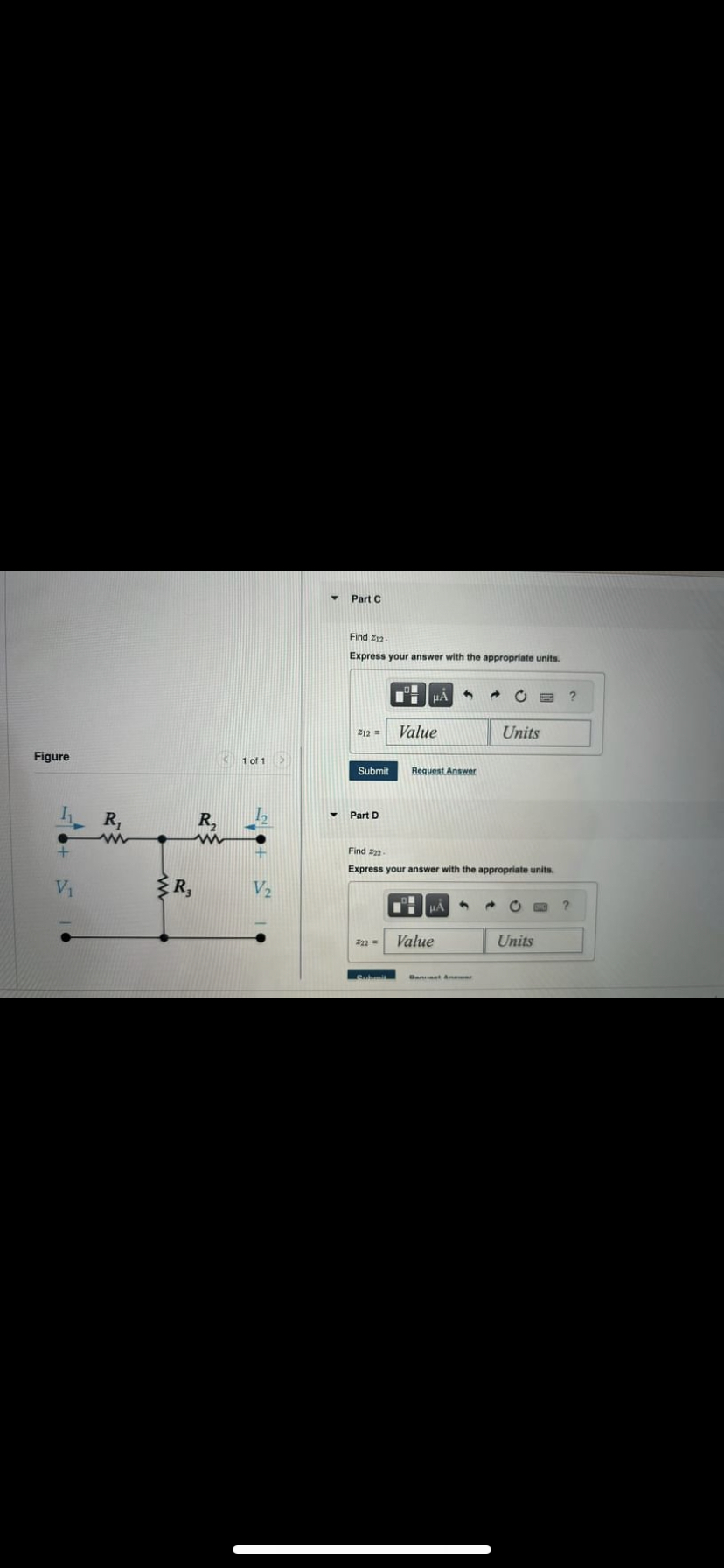 Solved Find the z ﻿parameters for the circuit in the figure. | Chegg.com