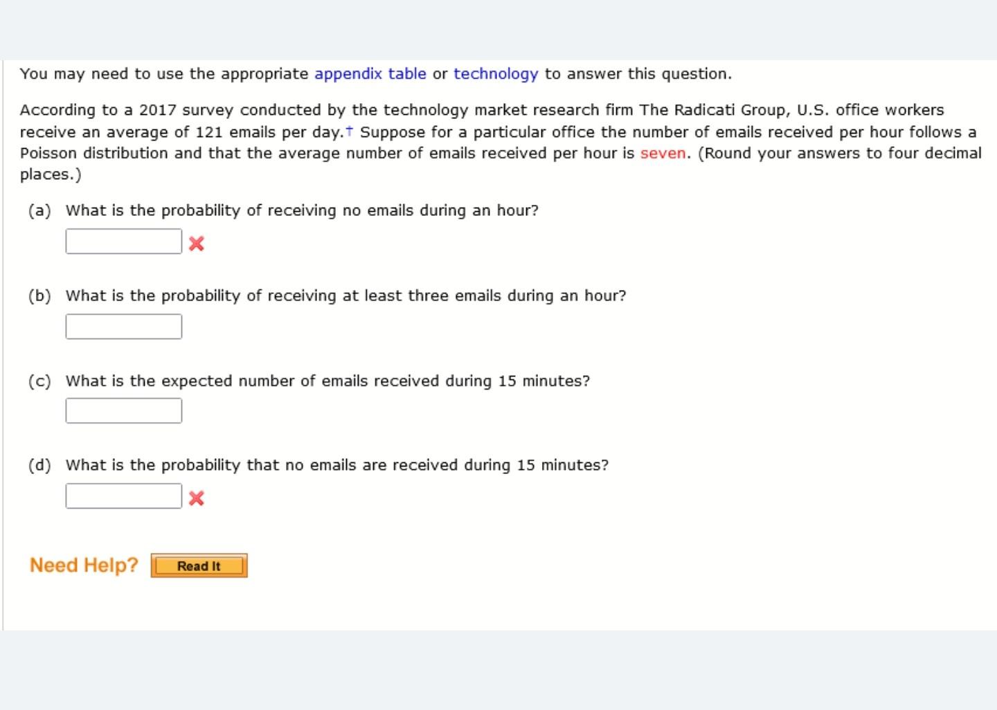 Solved You may need to use the appropriate appendix table or | Chegg.com