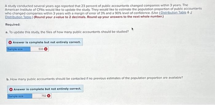 Solved A study conducted several years ago reported that 23 | Chegg.com