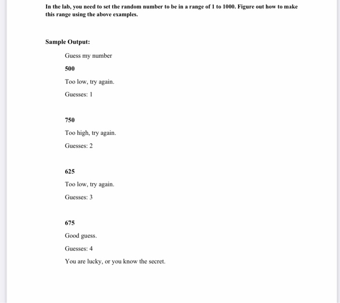 Solved Lab Objectives This lab was designed to reinforce | Chegg.com