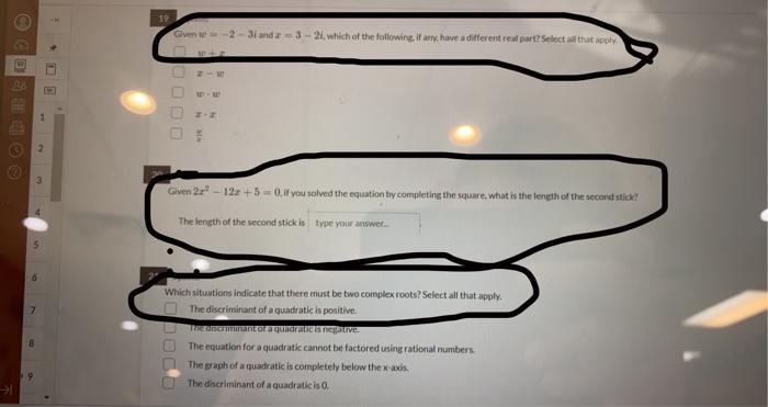 Solved 19, 20, and 21 please! | Chegg.com