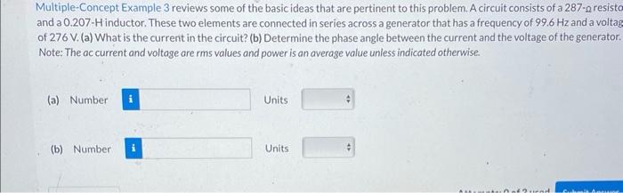 Solved Multiple-Concept Example 3 reviews some of the basic | Chegg.com