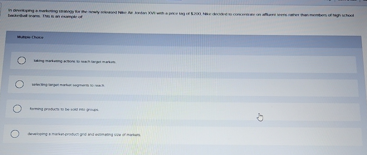 Solved In developing a marketing strategy for the newly | Chegg.com