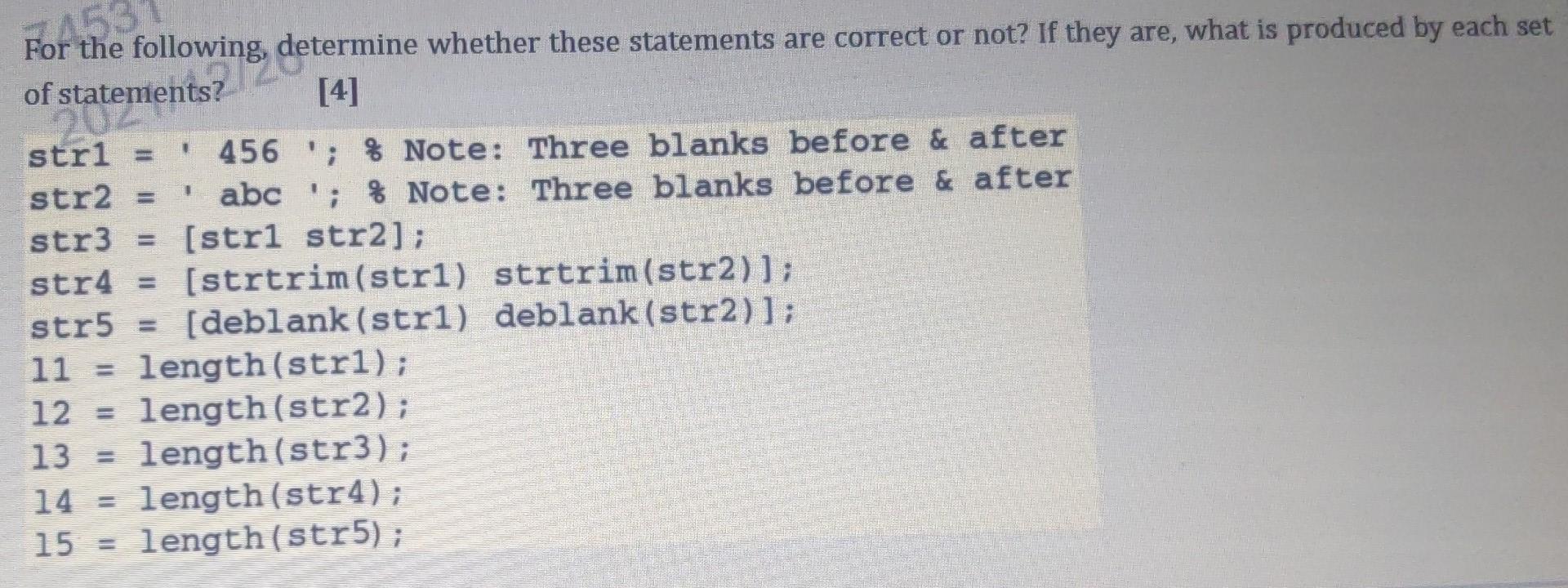 Solved A53 16 For the folowing determine whether these | Chegg.com