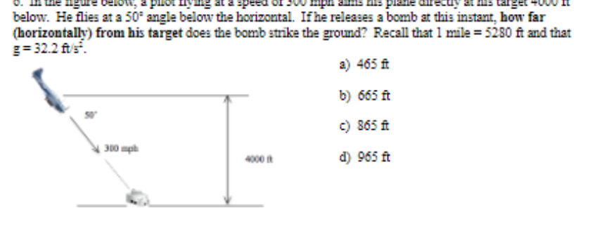 Solved In the figure below, a pilot flying at a speed of 300 | Chegg.com