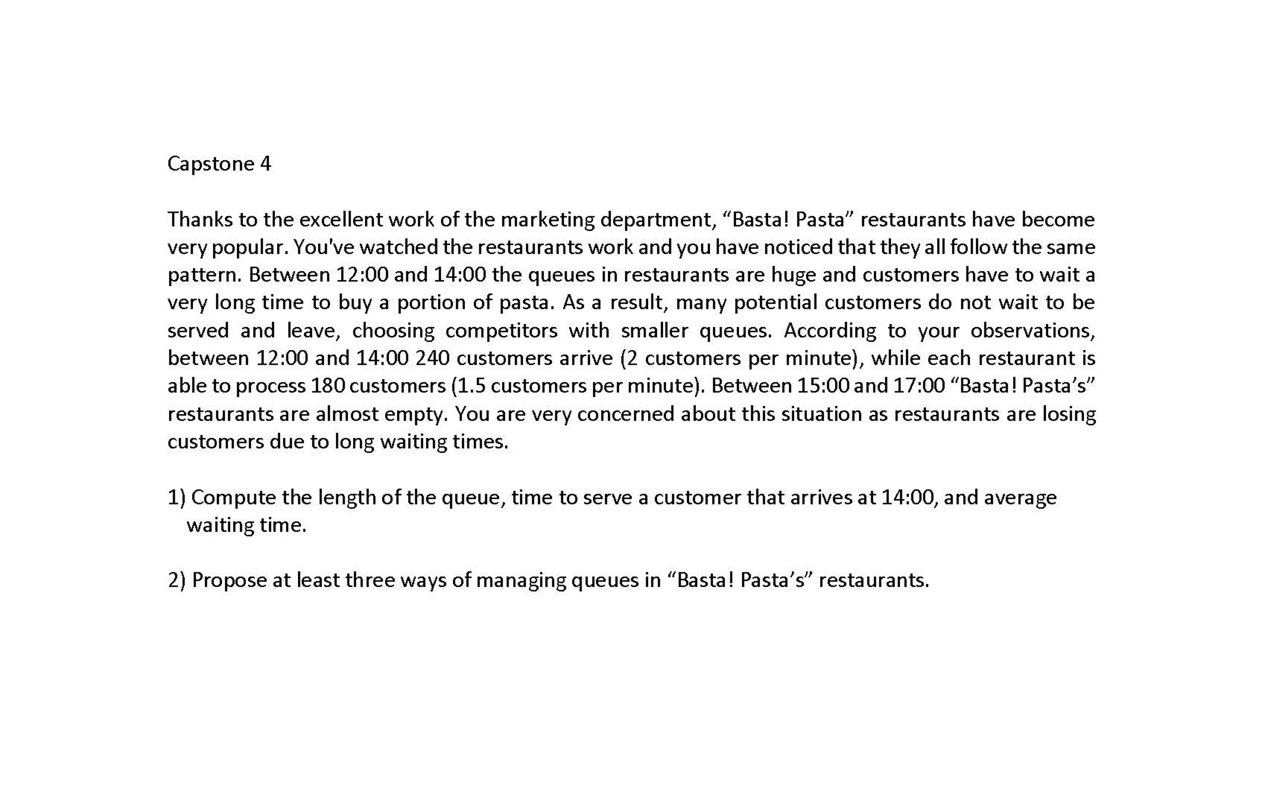 Solved Capstone 4Thanks to the excellent work of the | Chegg.com