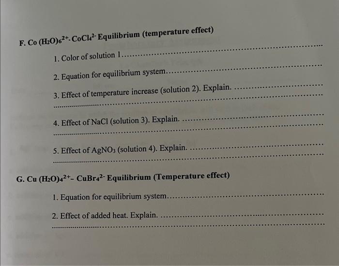 Solved A. Saturated NaCl Solution 1. Results of conc. HCl | Chegg.com