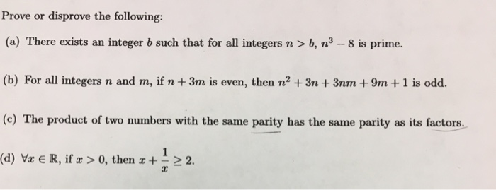Solved There Exists An Integer B Such That For All Integers
