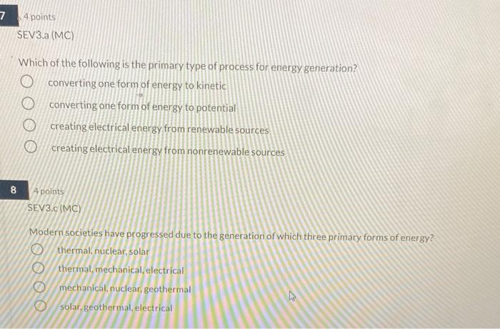 Solved Which of the following is the primary type of process | Chegg.com