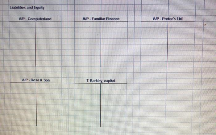 Solved LT. Barkley, an accountant, is in business with the | Chegg.com