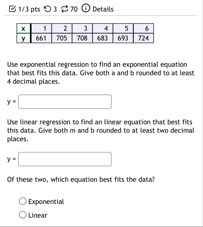 Solved Question 101/3 | Chegg.com