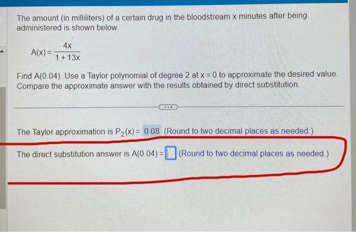 Solved I cant find A(0.04) not 0.0768 :( thank you (final | Chegg.com