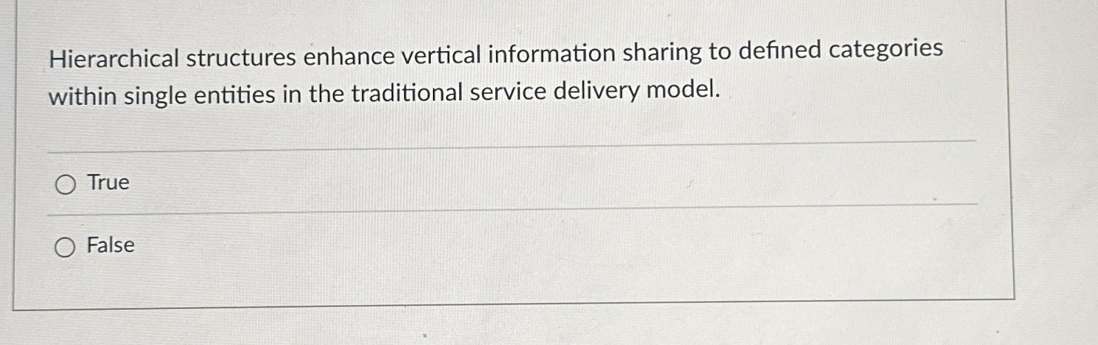 Solved Hierarchical structures enhance vertical information | Chegg.com