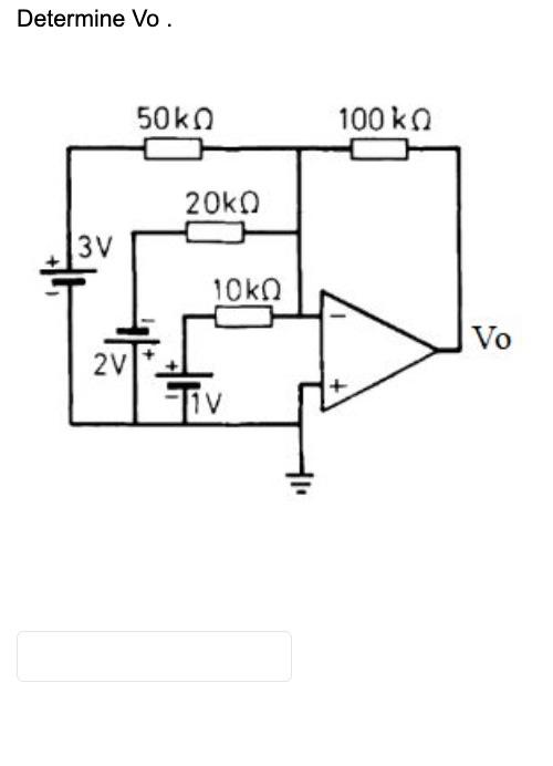 Solved Determine Vo | Chegg.com Solved Determine Vo | Chegg.com
