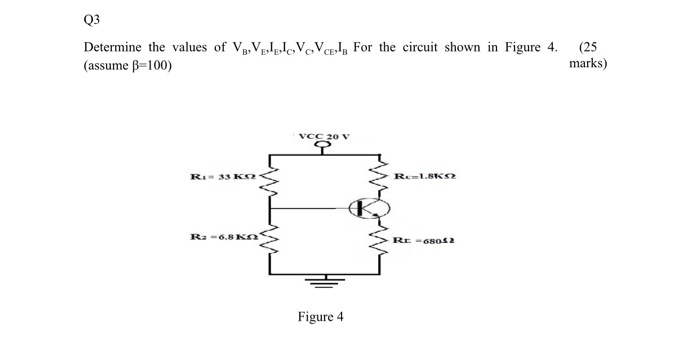 Solved Q3 Determine the values of V, V.V.Vol. For the | Chegg.com Solved Q3 Determine the values of V, V.V.Vol. For the | Chegg.com