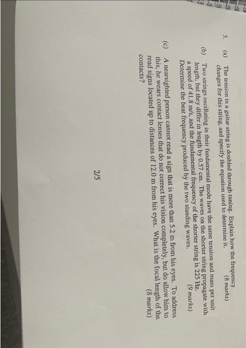 Solved answer these questions using a pen and a sheet of | Chegg.com
