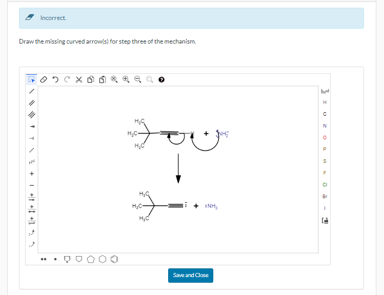 Solved NOT SURE WHY IT'S INCORRECTDraw the missing curved | Chegg.com