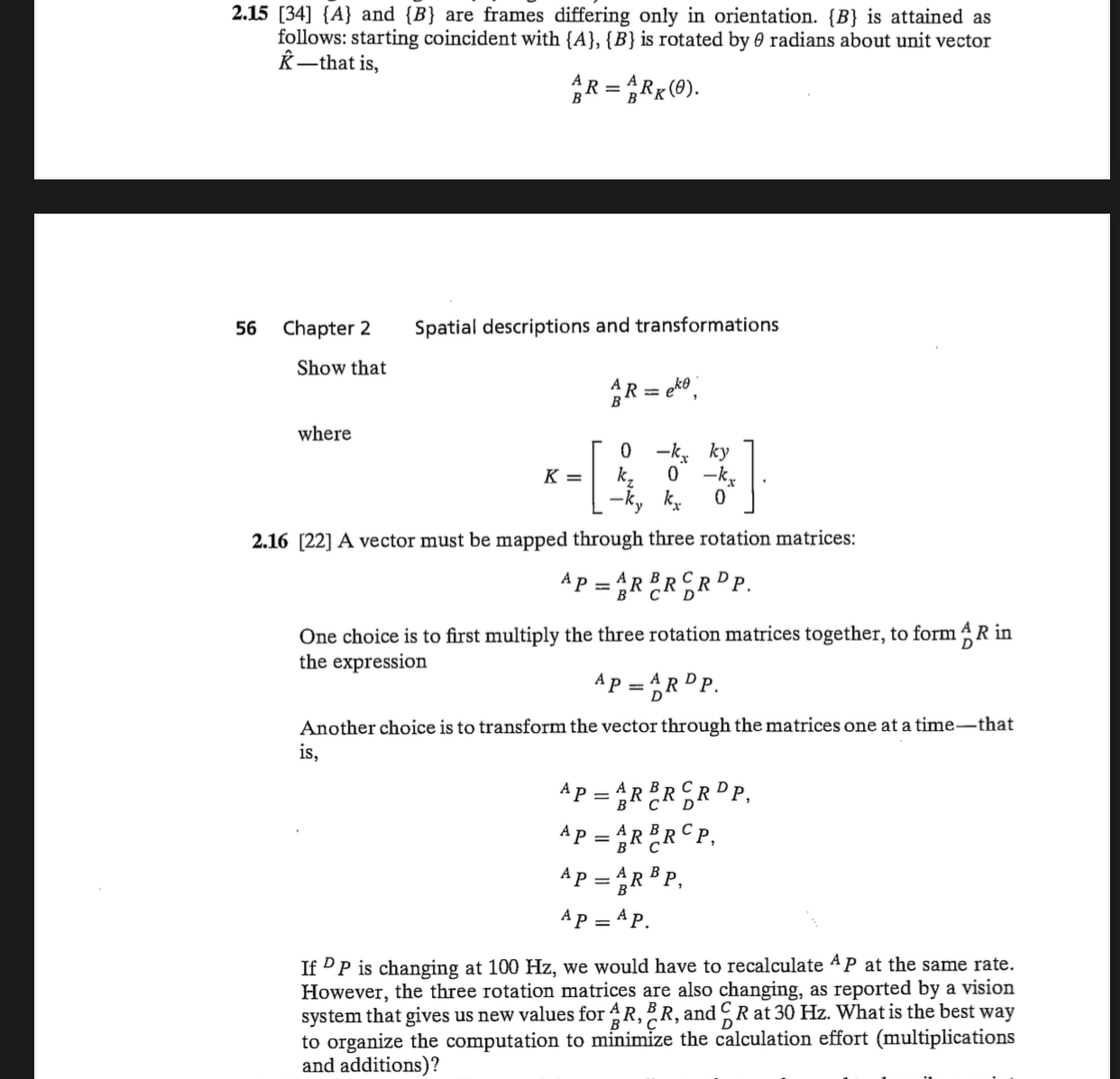 Solved 2.15 [34]{A} ﻿and {B} ﻿are frames differing only in | Chegg.com