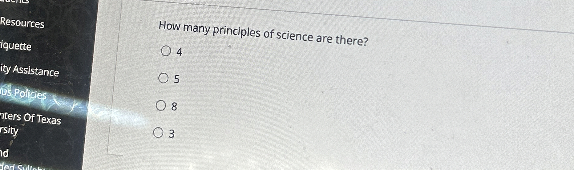 How many principles of science are there?4583 | Chegg.com