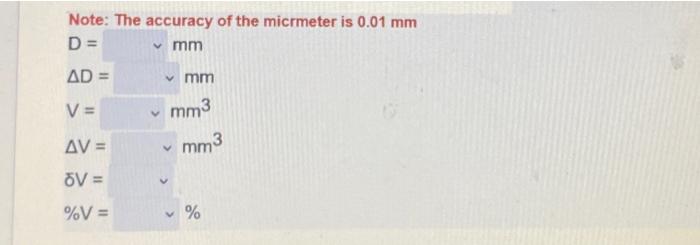 Solved Determine the diameter for a of a small metal sphere | Chegg.com