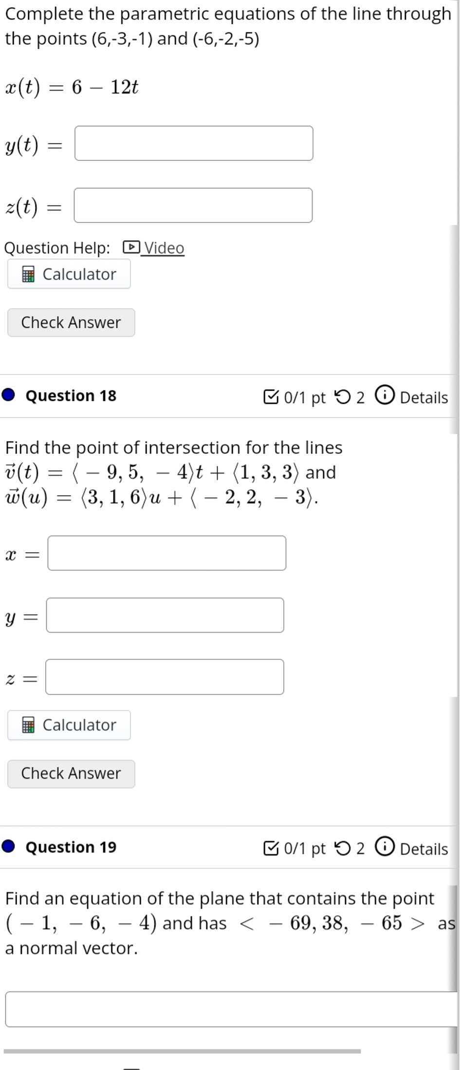 Vector Parametric Equation Calculator Equation Of A Line Parametric