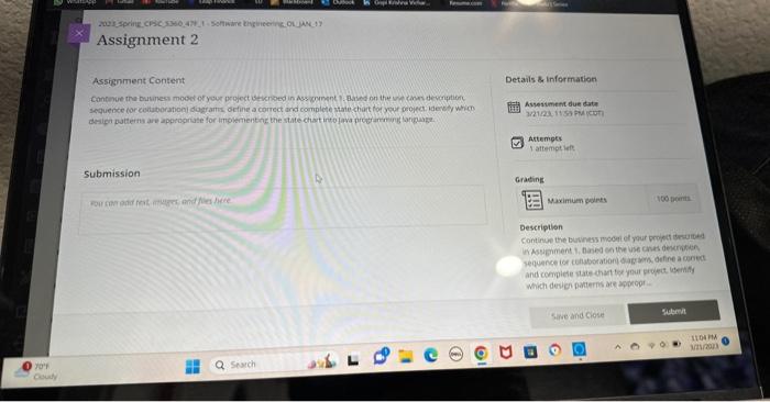 Solved Software Engineering (CPSC-5360) Assignment 1 (Due | Chegg.com