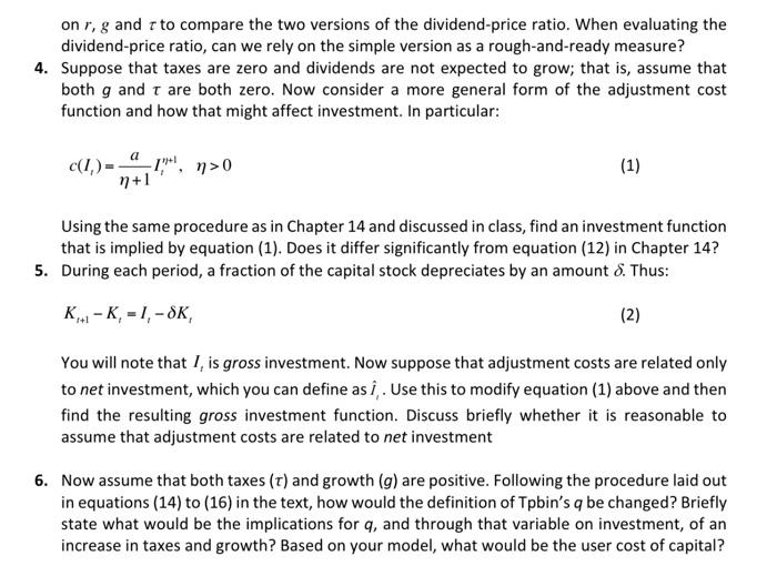 Solved 1. Begin by modifying equation (13) in Chapter 14 to | Chegg.com