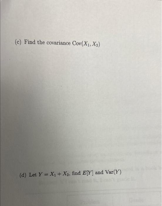 Solved Problem 8. (Correlated Random Variables) The joint | Chegg.com