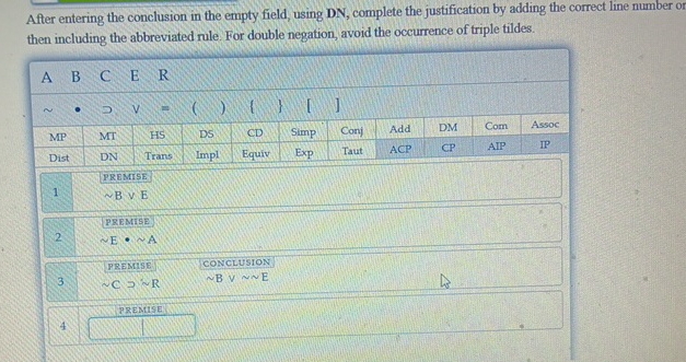 Solved Explain how to solve After entering the conclusion in | Chegg.com