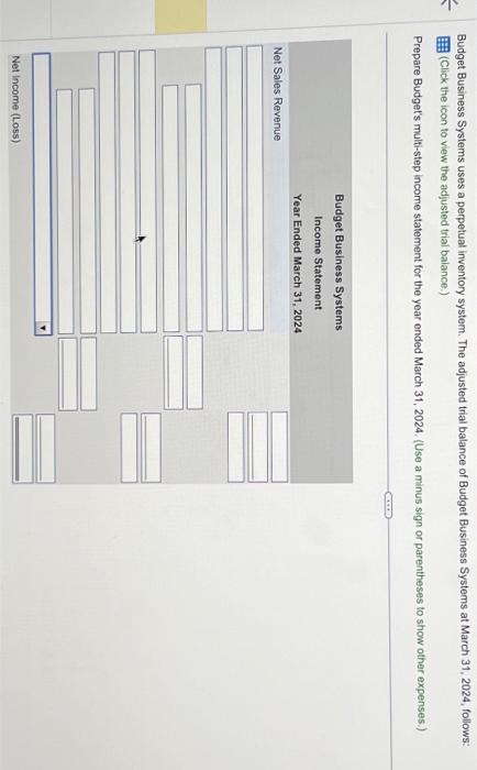 Solved Budget Business Systems uses a perpetual inventory | Chegg.com