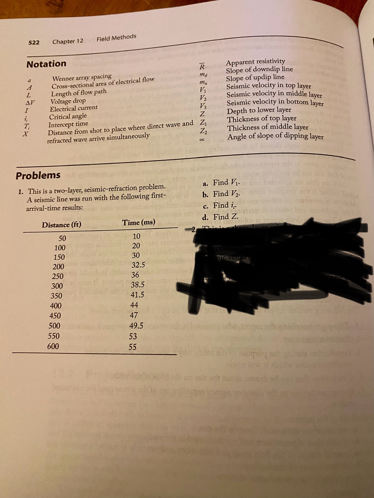 Solved 522Chapter 12Field MethodsNotation\table[[a,Wenner | Chegg.com