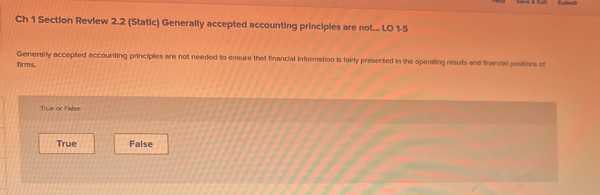 Solved Ch 1 ﻿Section Review 2.2 (Static) ﻿Generally accepted | Chegg.com