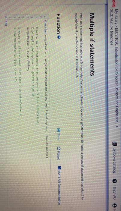 Solved Oks My Library Eecs 1030 Introduction To Computer