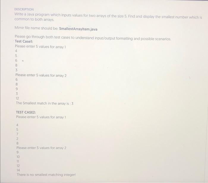 Solved DESCRIPTION Write a Java program which inputs values | Chegg.com