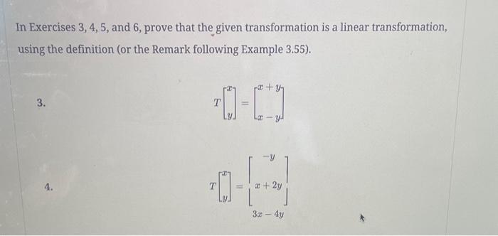 Solved In Exercises 3,4,5, and 6 , prove that the given | Chegg.com